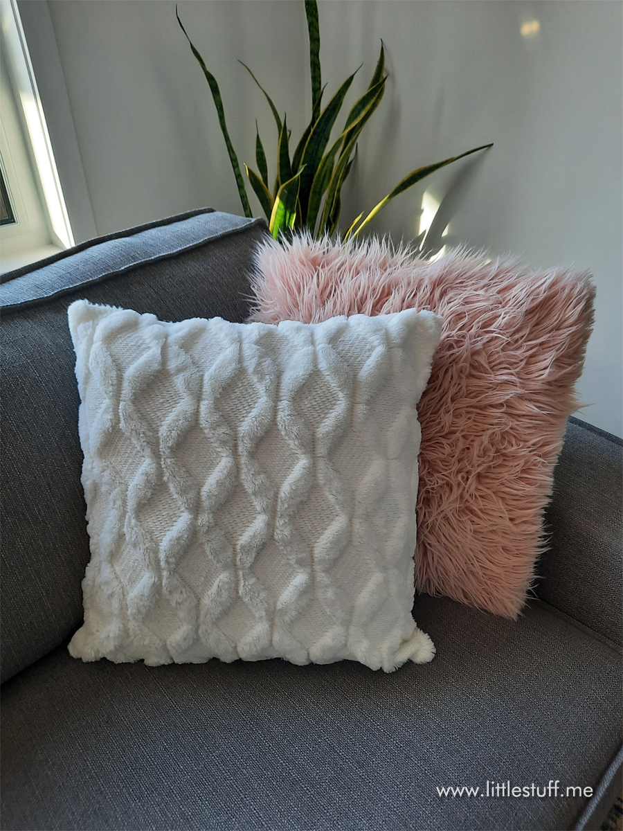 Thrifted Holiday Throw Pillows